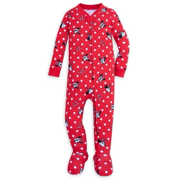Disney | One Pieces | Disney Baby Minnie Mouse Zip Up Sleeper | Poshmark